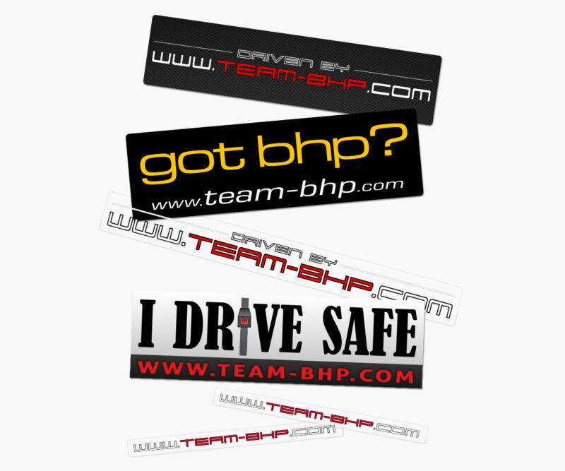 Team-BHP Classic Sticker Set (6pcs) – Team-BHP Shop